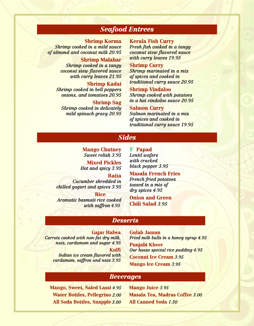DINNER MENU – Ambadi Kebab & Grill